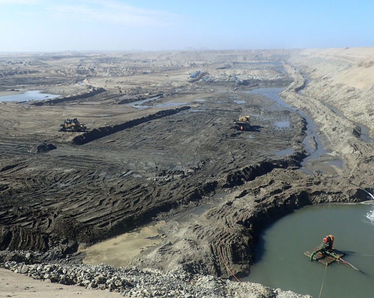 Vermeer Terrain Leveler Used for Surface Mining in Namibia