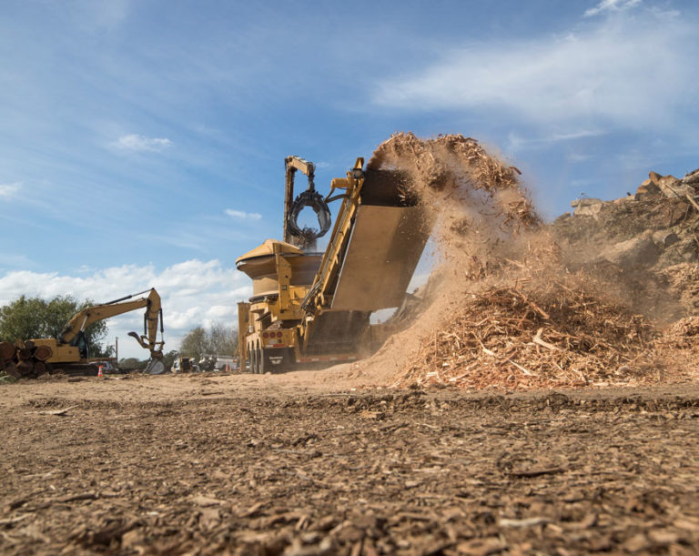 Tree Surgery Company Gets More Done with Horizontal Grinder